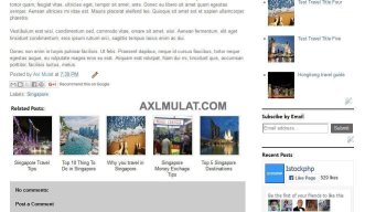 How To Add Related Posts with Thumbnails in Blogger Post - AxlMulat.com