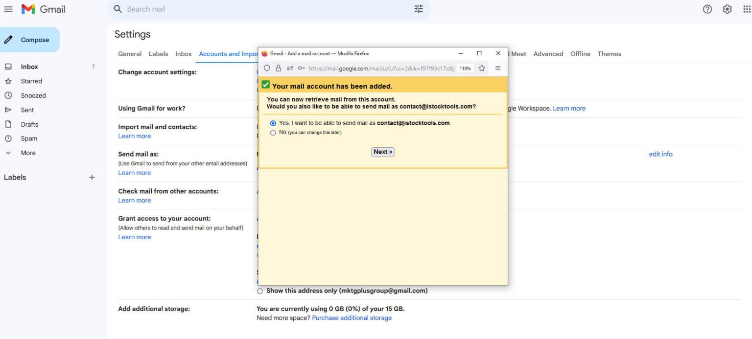 How to Connect Roundcube Webmail to Gmail - AxlMulat.com